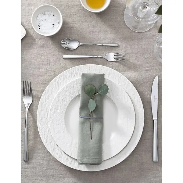 VILLEROY & BOCH Manufacture Blanc Porcelain Salad Plate 22cm - White