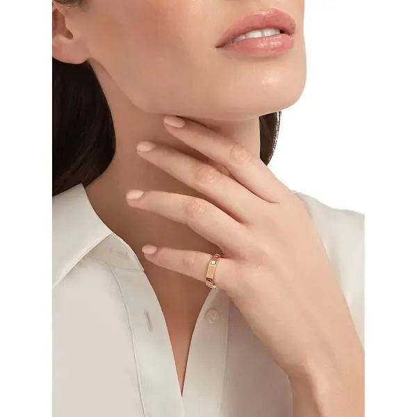 BVLGARI B.zero1 18ct And Diamond Ring