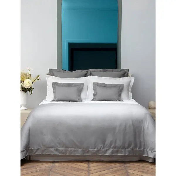 YVES DELORME Triomphe Cotton Fitted Sheet 135cm X 190cm