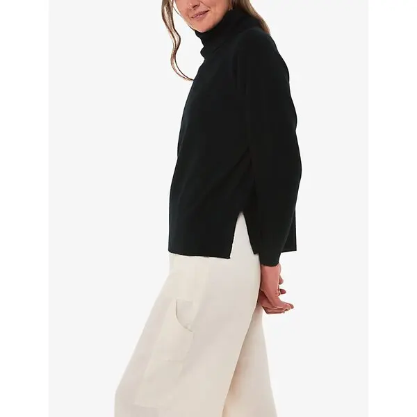 Whistles Relaxed-fit Cashmere Jumper - Black