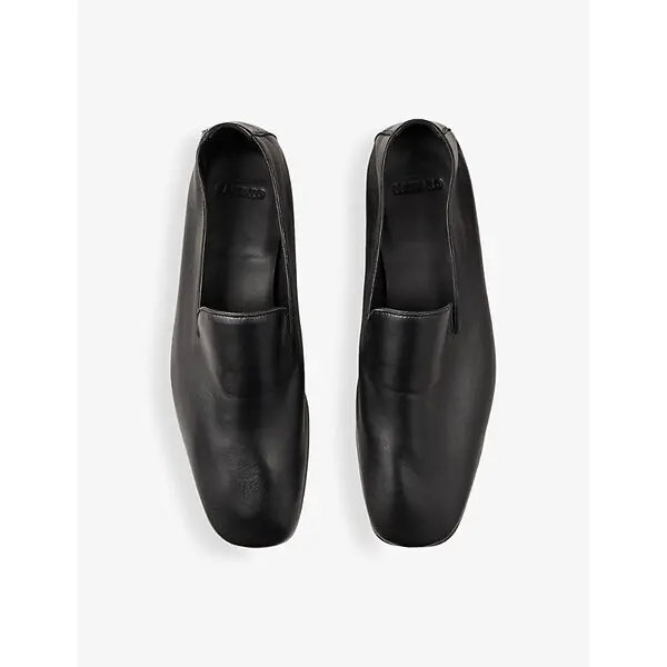 Sandro Leonardo Square-Toe Leather Loafers Eur 42 / 8 Uk  display picture 2