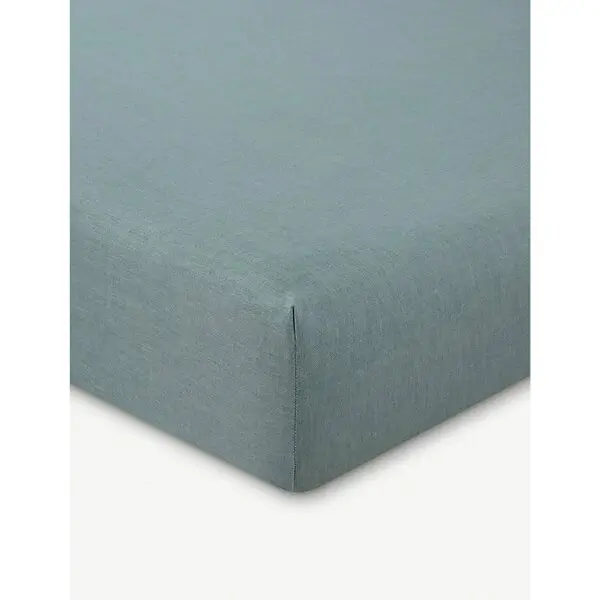 Ralph Lauren Oxford Yarn Dyed Cotton Fitted Sheet - Evergreen