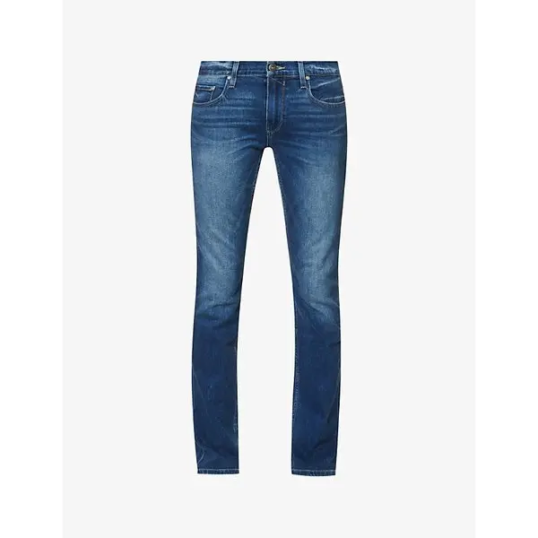 Paige Federal Straight-leg Mid-rise Jeans - Milburn