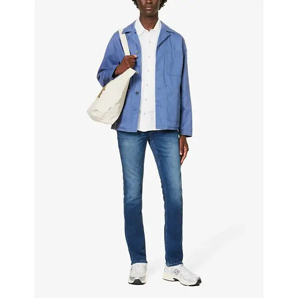 Paige Federal Straight-leg Mid-rise Jeans - Milburn