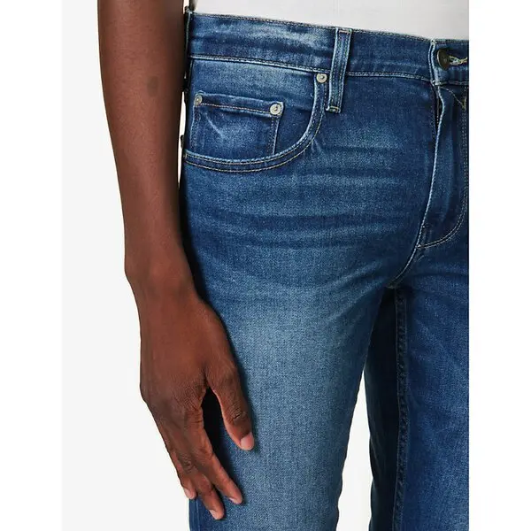 Paige Federal Straight-leg Mid-rise Jeans - Milburn