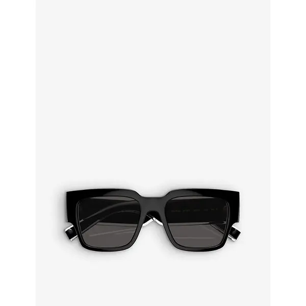 Dolce & Gabbana Dg6184 Square-frame Sunglasses - Black