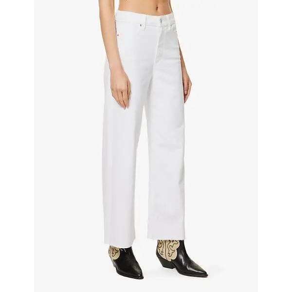 Paige Vanessa Ankle Wide-leg Jeans - Crisp White