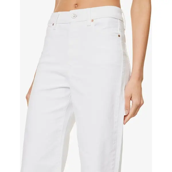 Paige Vanessa Ankle Wide-leg Jeans - Crisp White