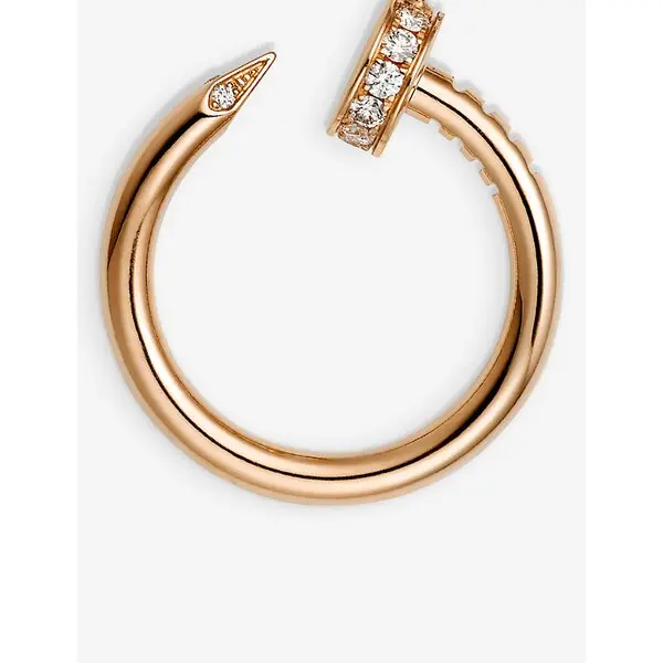 Cartier Juste Un Clou Diamond Pendant Necklace - Rose Gold