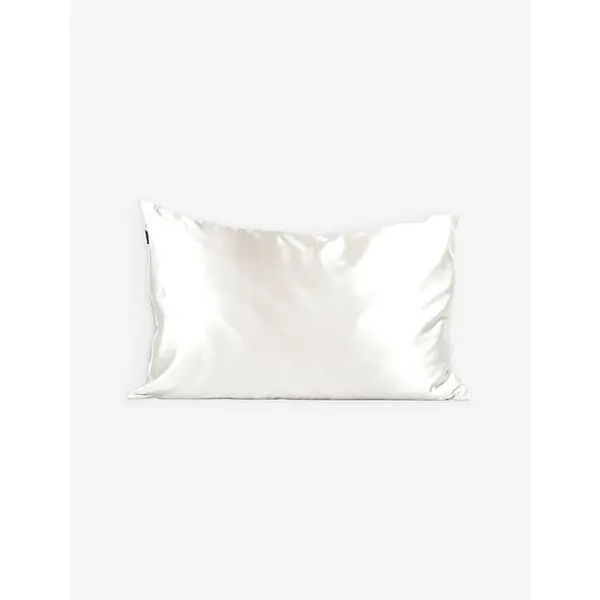 KITSCH Satin Pillowcase 66cm X 48cm - Ivory