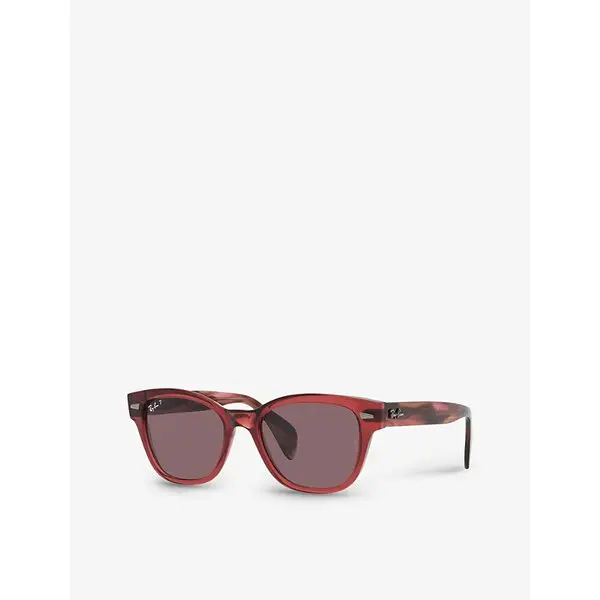 Ray-ban Square-frame Propionate Sunglasses - Pink