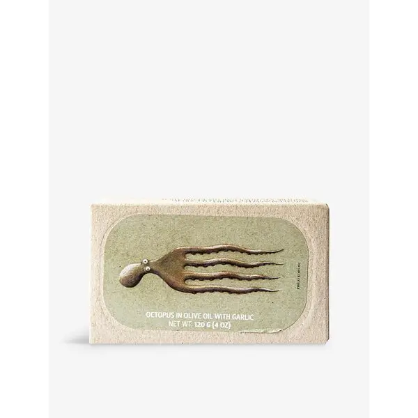 JOSE GOURMET Octopus Tinned Fish With Olive Oil And Garlic 120g - One-color