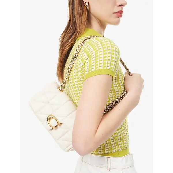 COACH Tabby Leather Cross-body Bag - Chalk