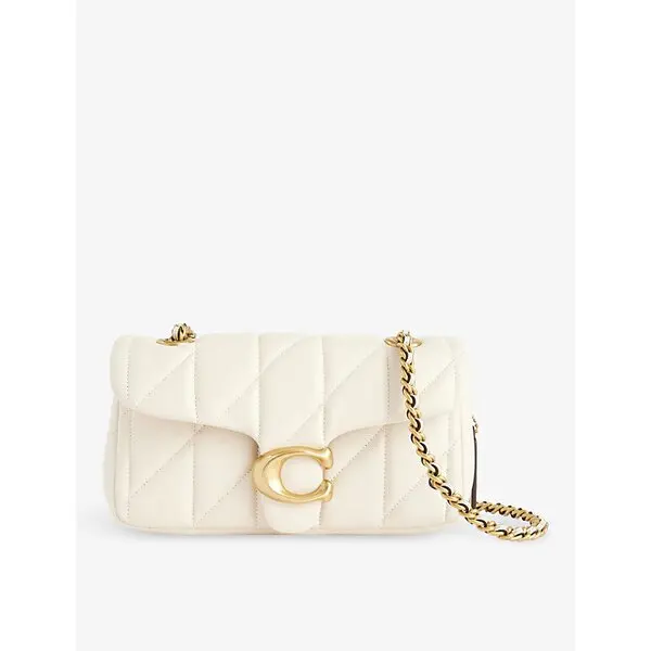 COACH Tabby Leather Cross-body Bag - Chalk