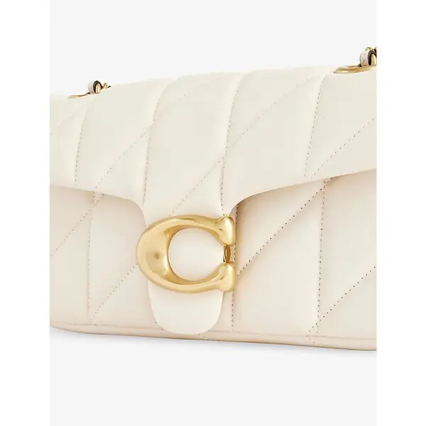 COACH Tabby Leather Cross-body Bag - Chalk