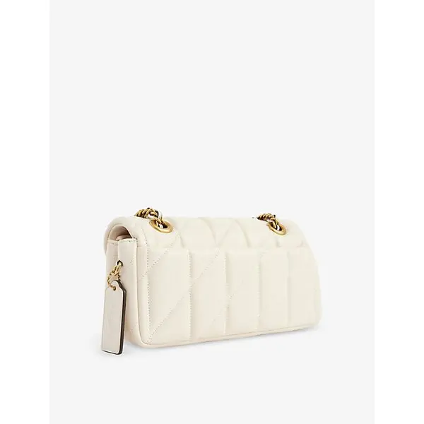 COACH Tabby Leather Cross-body Bag - Chalk