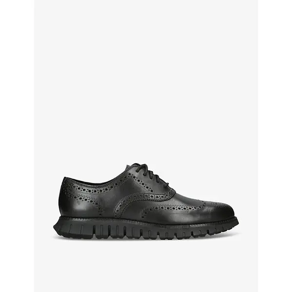 Cole Haan Zerøgrand Leather Oxford Shoes - Black