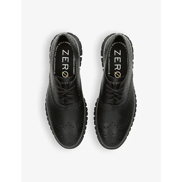 Cole Haan Zerøgrand Leather Oxford Shoes - Black