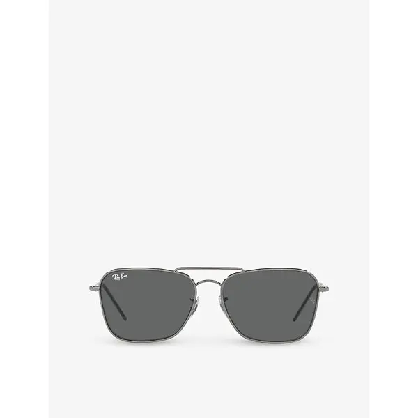 Ray-ban Caravan Reverse Square Sunglasses - Grey