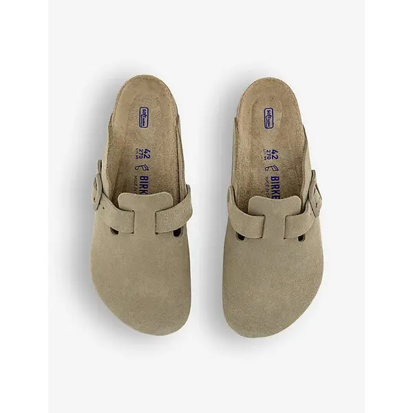 BIRKENSTOCK Boston Suede Clogs