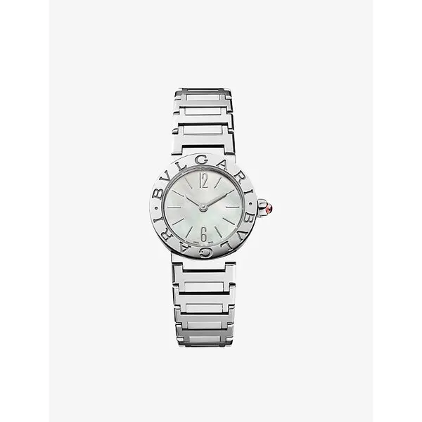 BVLGARI Bbl23wss Stainless-steel And 0.196ct Brilliant-cut Diamond Quartz Watch - Stainless Steel