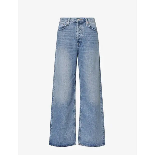 AGOLDE Baggy Wide-leg Denim Jeans - Libertine