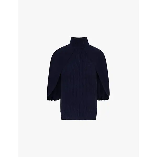 Simkhai Jeannie High-neck Recycled-cashmere Top