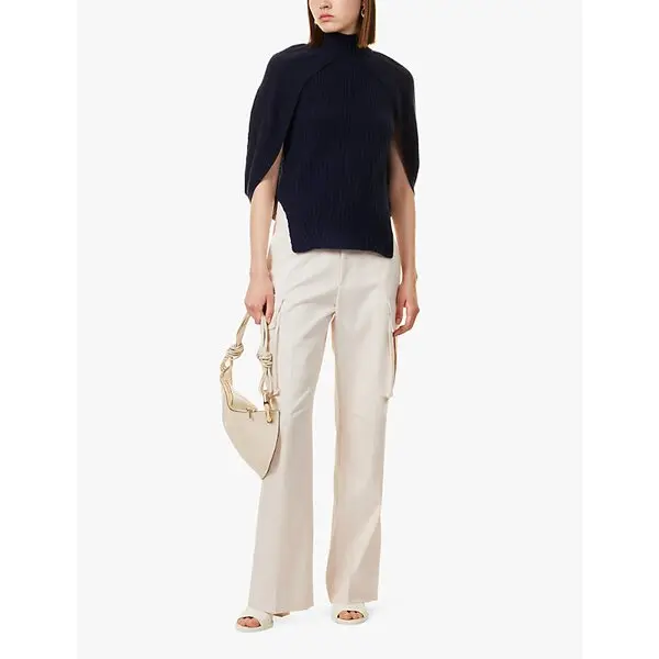 Simkhai Jeannie High-neck Recycled-cashmere Top