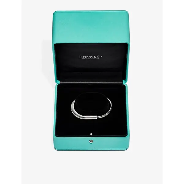 Tiffany & Co. Lock 18ct White-gold Bangle