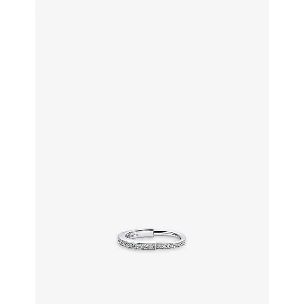 Tiffany & Co. Lock Diamond Ring - White Gold