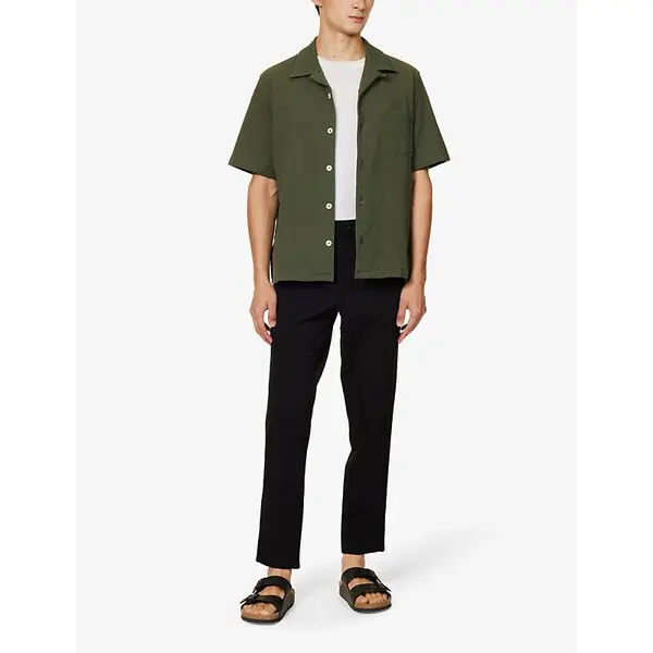 7 For All Mankind Travel Regular-fit Tapered Stretch-jersey Trousers