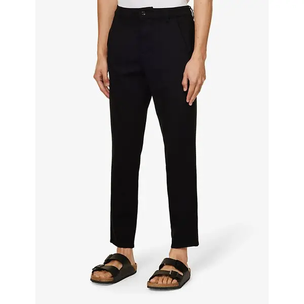 7 For All Mankind Travel Regular-fit Tapered Stretch-jersey Trousers