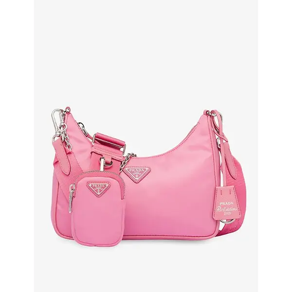 Prada Re-nylon 2005 Shoulder Bag - Pink