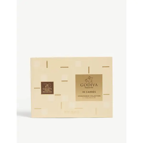 GODIVA Carre Dark Chocolates Box Of 36 - One-color