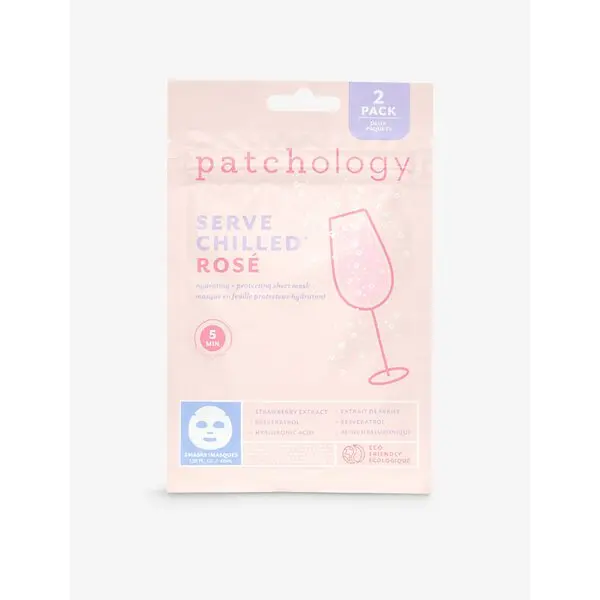 PATCHOLOGY Serve Chilled Rosé Sheet Mask Pack Of Two - One-color