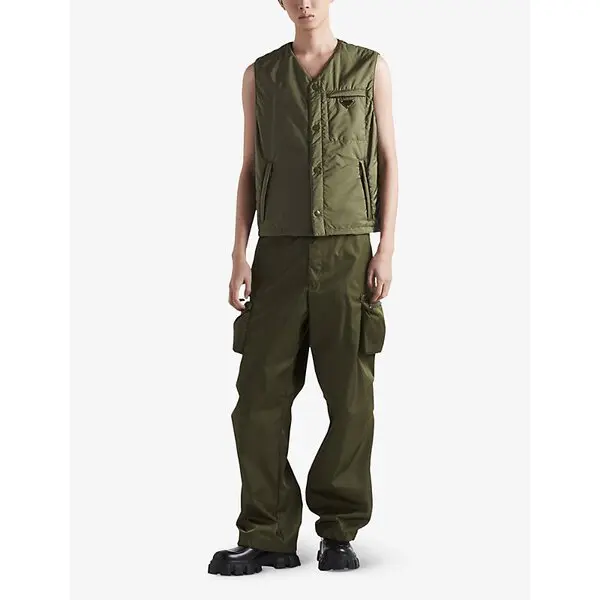 Prada Re-nylon Relaxed-fit Recycled-nylon Cargo Trousers