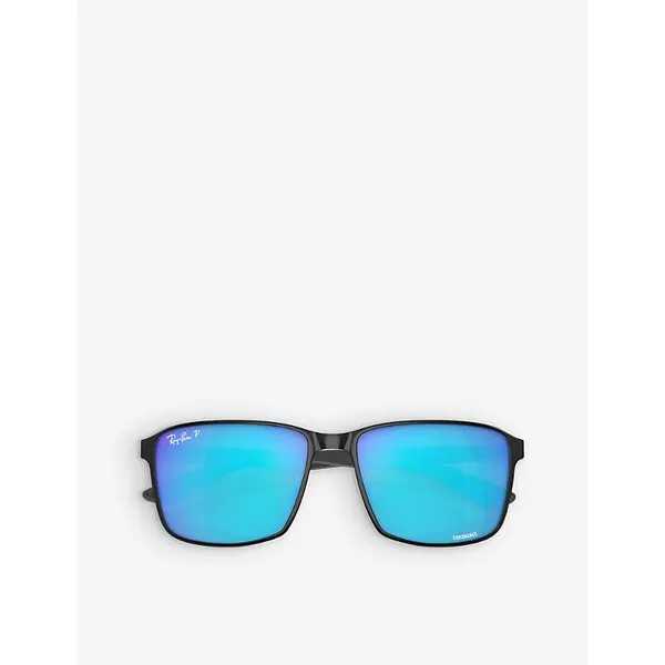 Ray-ban Rb3721ch Chromance Sunglasses - Black