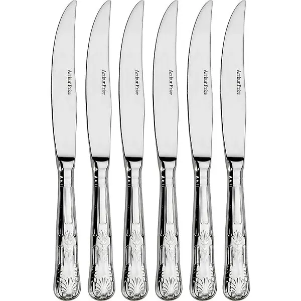 ARTHUR PRICE Kings Set Of 6 Stainless Steel Steak Knives - One-color