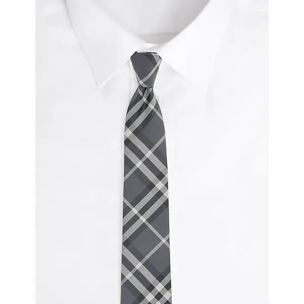 Burberry Checked Silk Tie