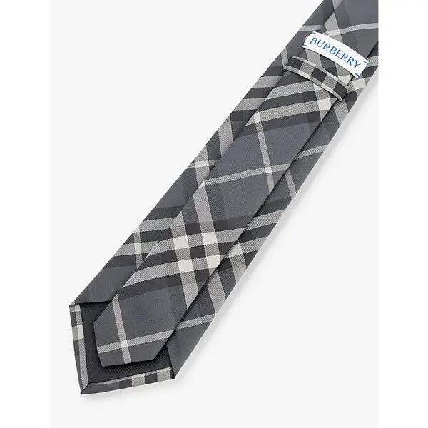 Burberry Checked Silk Tie