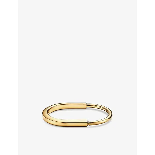 Tiffany & Co. Lock 18ct Yellow-gold Bangle Bracelet - Yellow Gold