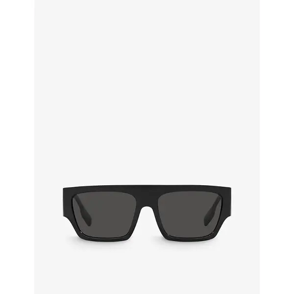 Burberry Be4397u Square-frame Sunglasses - Black