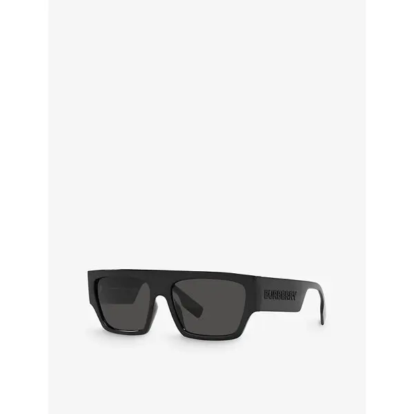 Burberry Be4397u Square-frame Sunglasses - Black