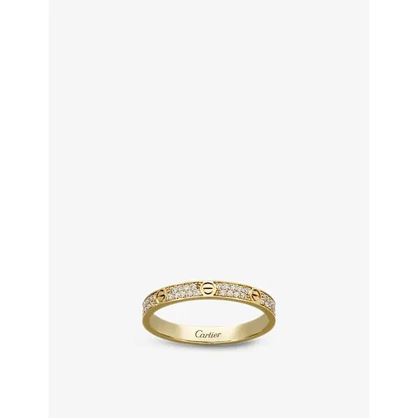 CARTIER Love 18ct Yellow-gold And Diamond Ring - Yellow Gold