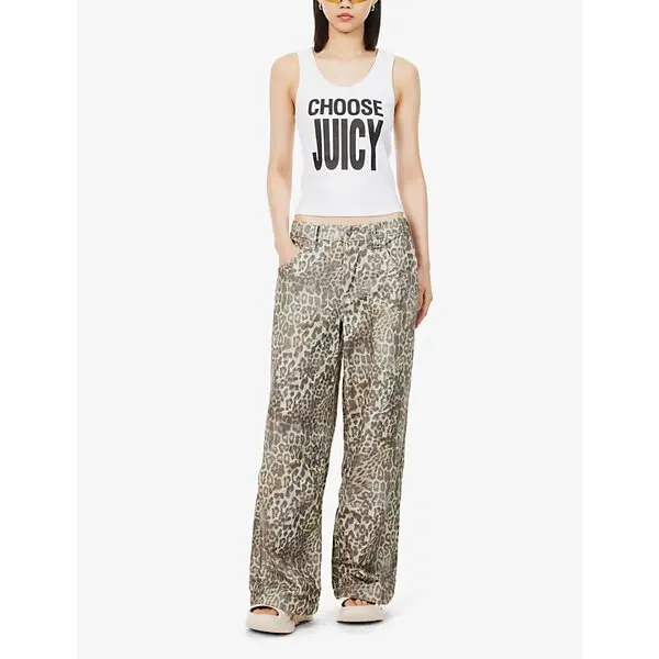 Juicy Couture Stretch-cotton Jersey Top