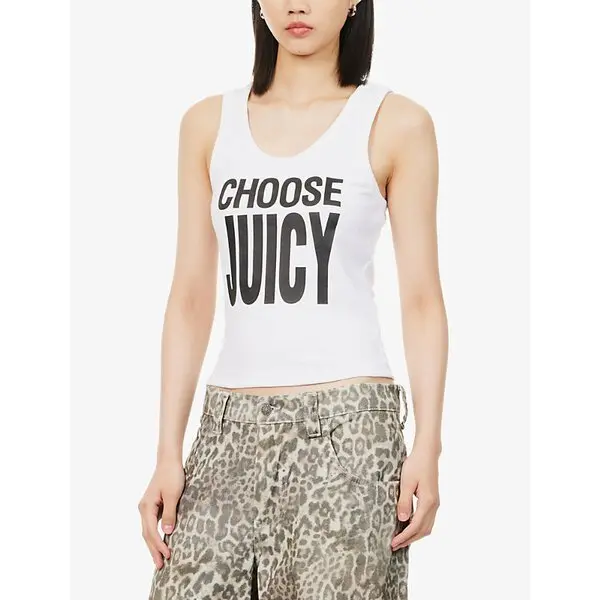 Juicy Couture Stretch-cotton Jersey Top