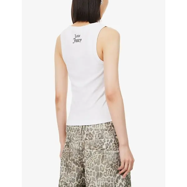Juicy Couture Stretch-cotton Jersey Top