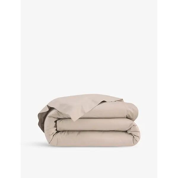 YVES DELORME Triomphe Cotton-sateen Duvet Cover - Pierre