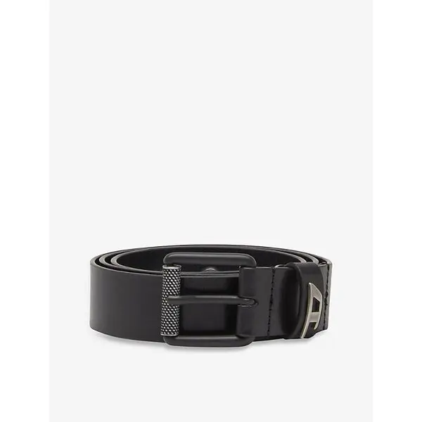 Diesel B-dave Ii Monogram Leather Belt - T8013