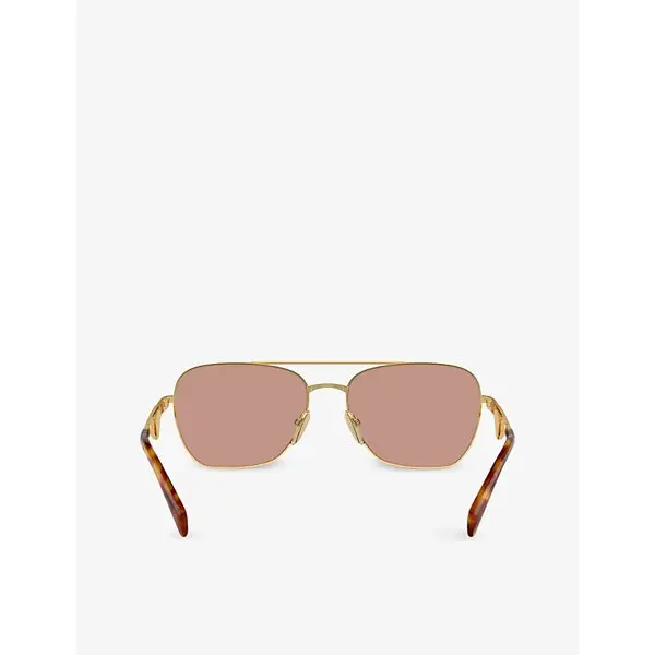 Prada Pr A50s Aviator-frame Sunglasses